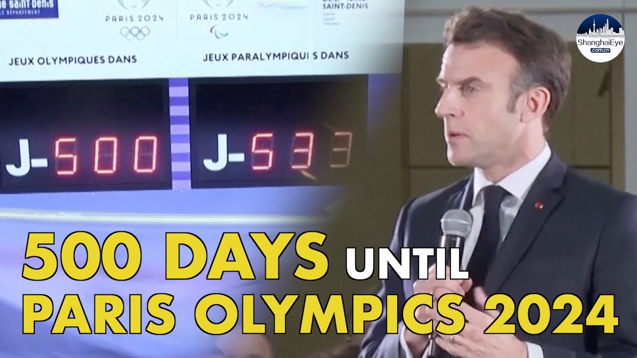 French president Macron launches 500-day countdown to Paris Olympics ...