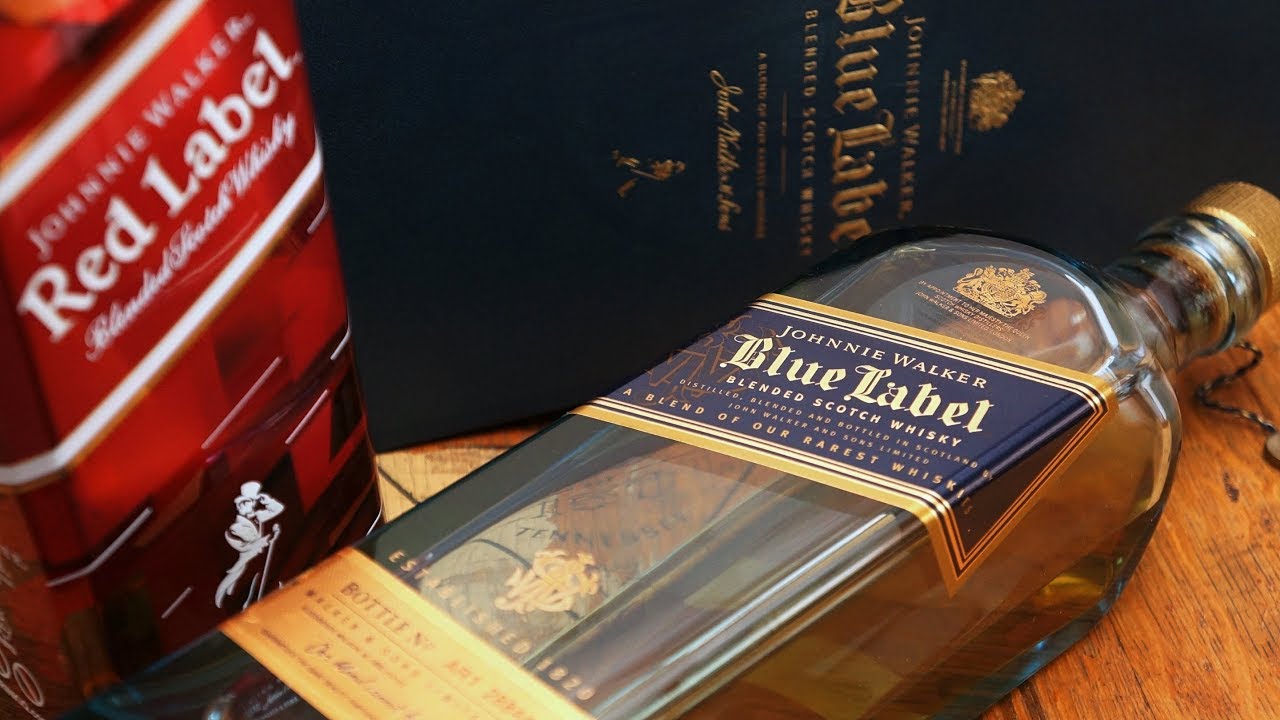 Whisky Drops | Idade do Red e do Blue Label (Português - BR) - YouTube