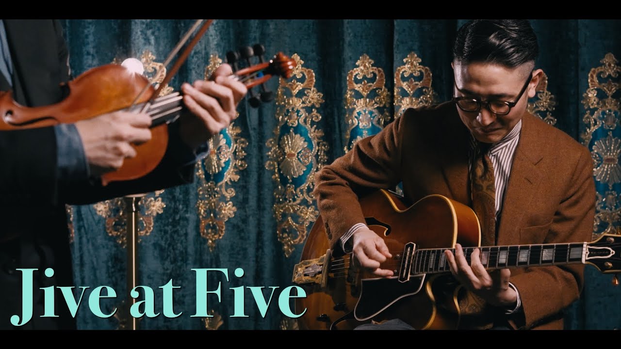 "Jive at five" Hirofumi Asaba Plays with Sotaro Kitatoko (Vln) - YouTube