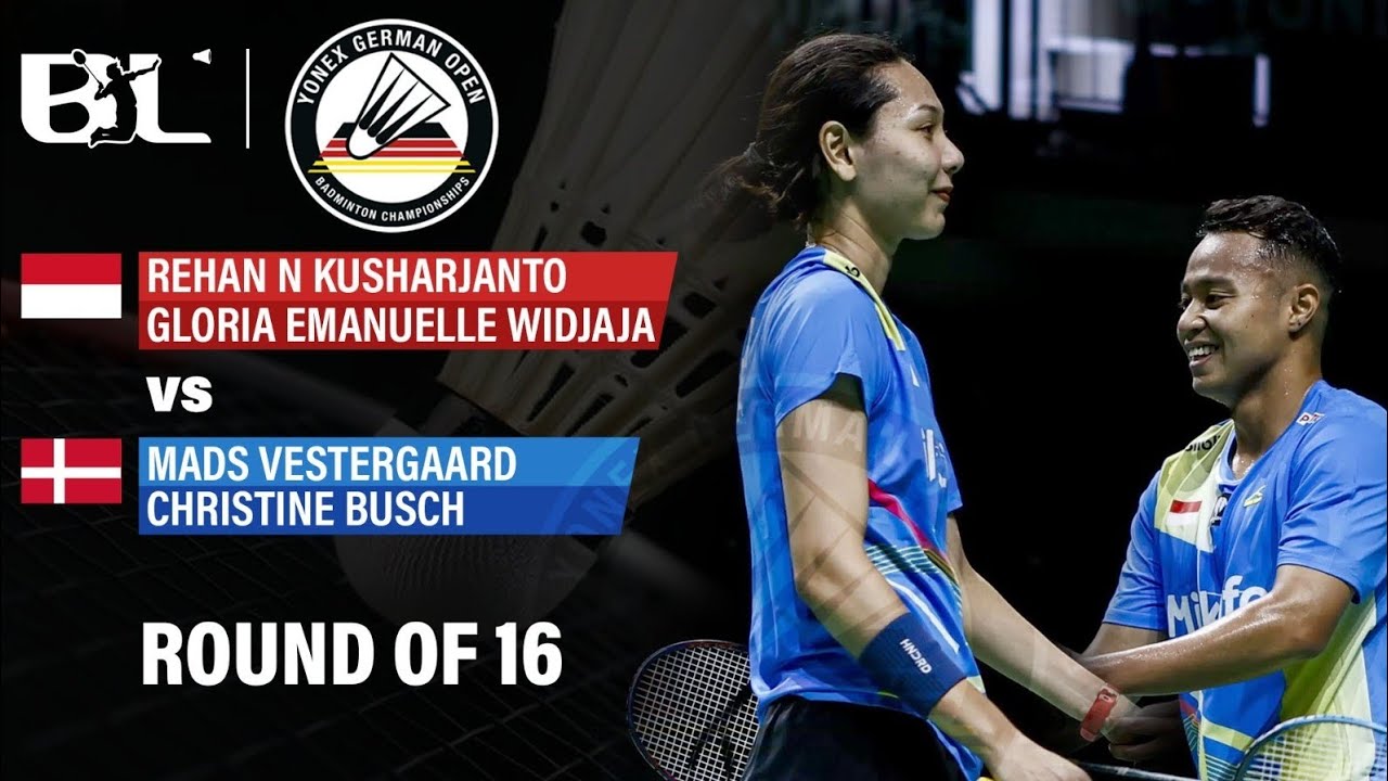 Kusharjanto/Widjaja (ina) vs. Vestergaard/Busch (den) | German Open ...