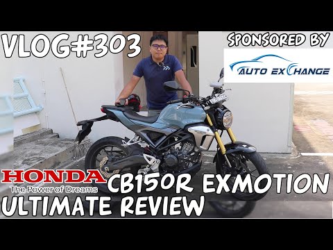 Vlog#303 The Ultimate Honda CB150R ExMotion Motorcycle Review Singapore