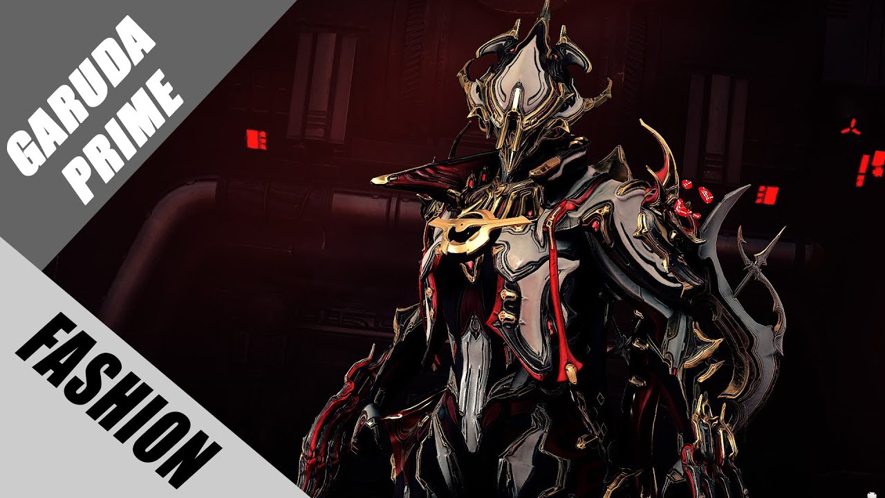 Warframe | Fashion Frame | Garuda Prime : Cruor Empress - YouTube