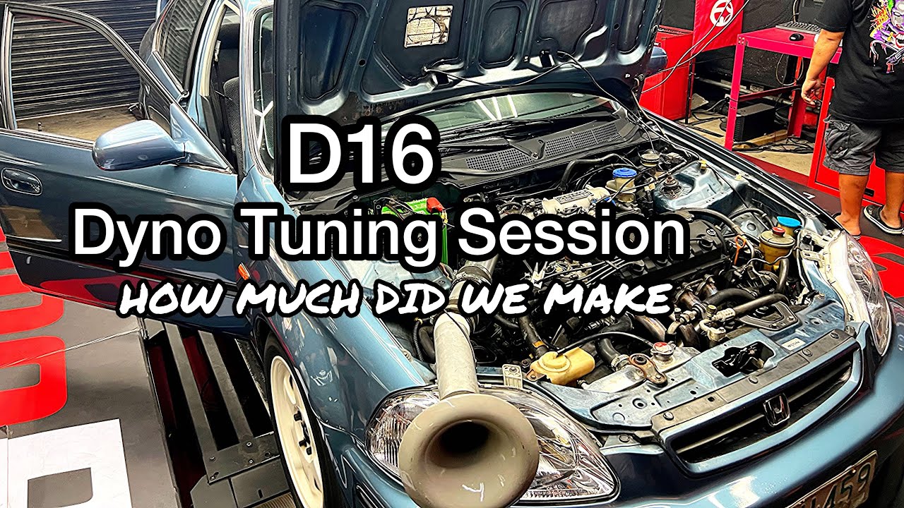 Dyno Result: Honda Civic VTi Ph16 Z6 Crower Stage 3 Build - YouTube