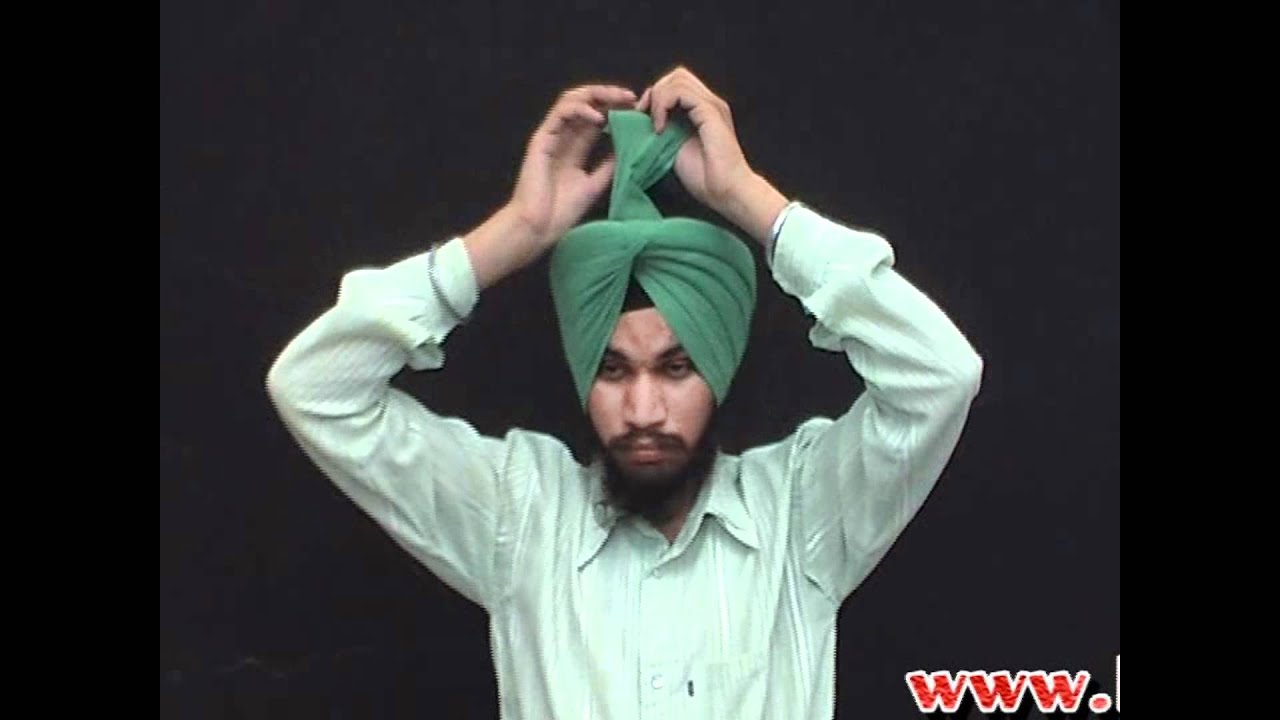 How To Tie A Turban | Free Turban Training | Learn Tying Turban ...