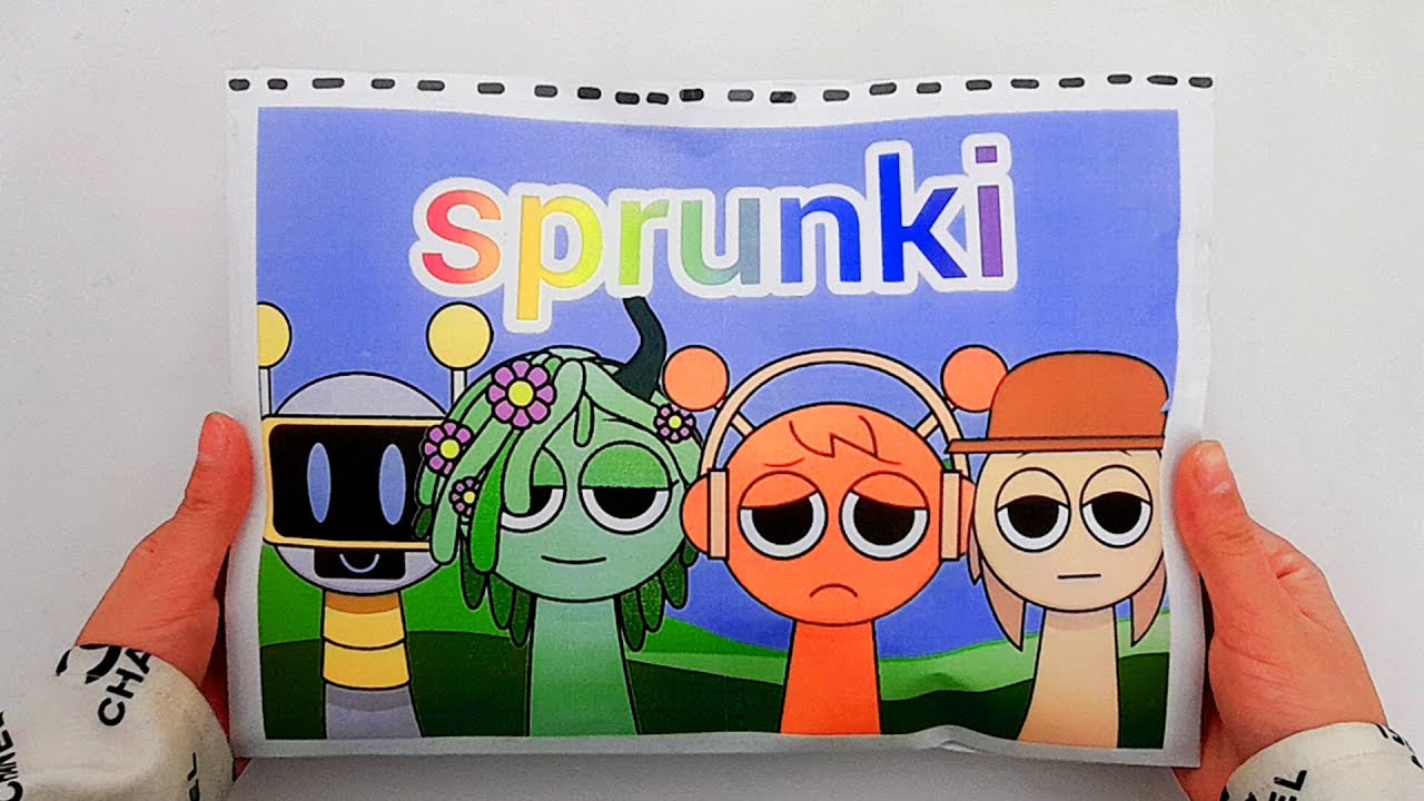 Paper DIY🌺 Incredibox Sprunki Special Blind Bags Unboxing | ASMR|paper ...