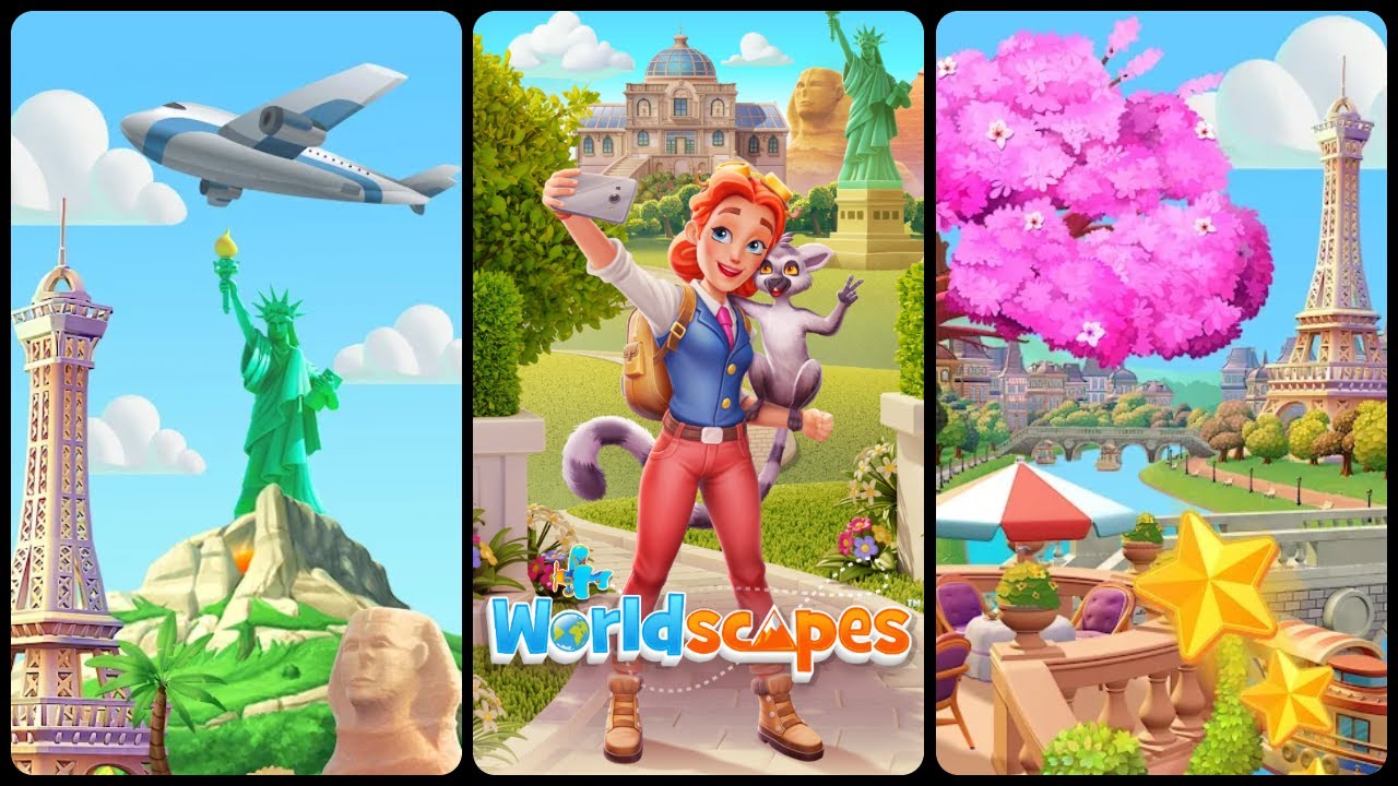 Worldscapes Gameplay Android - YouTube