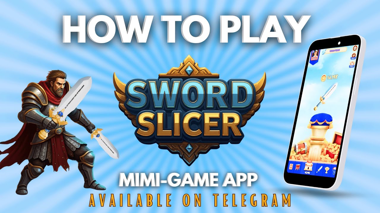How To Play SWORD SLICER Mini-Game App on Telegram $SWORD - YouTube