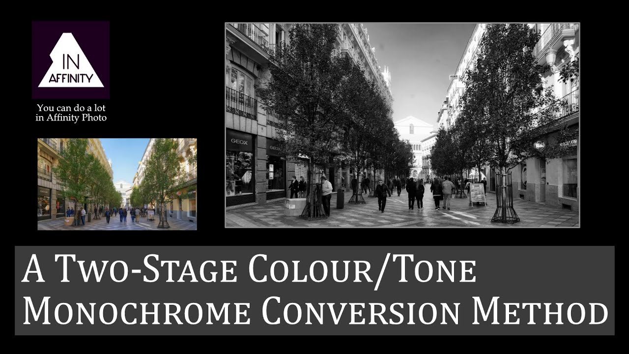 A Two-Stage Colour/Tone Monochrome Conversion Method - YouTube