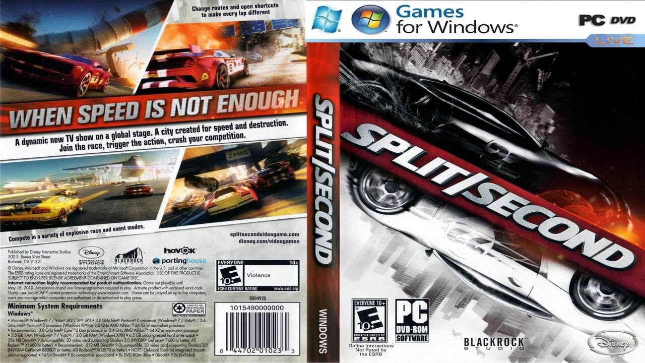 Split/Second (2010) - Full Gameplay | PC | UHD | 4K | - YouTube