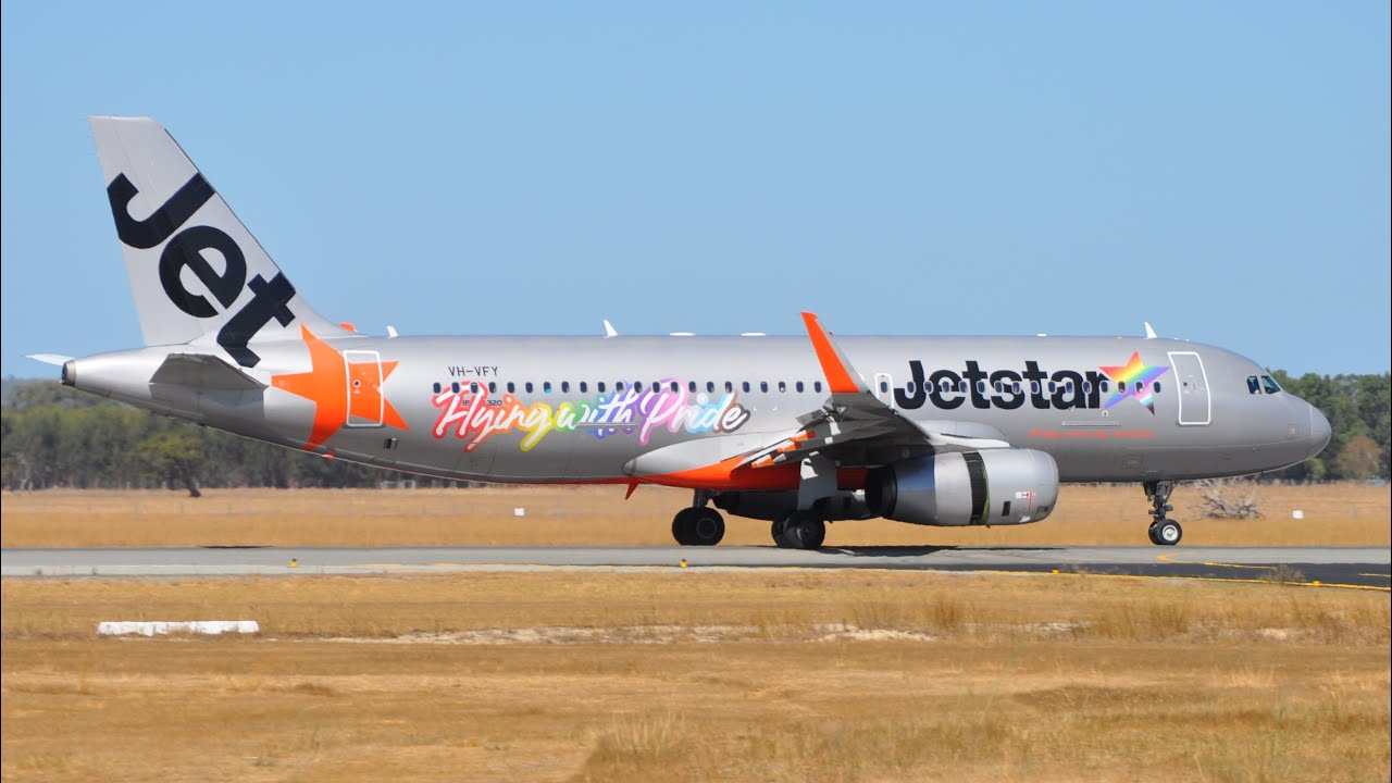 Jetstar Australia “Flying with Pride” Livery First Visit To Busselton ...