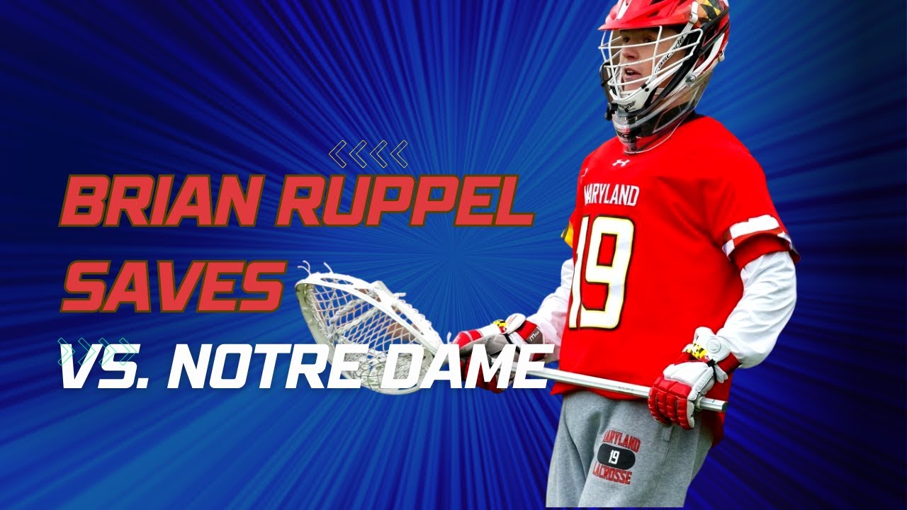Sideline Footage - Maryland goalie Brian Ruppel Saves from 3OT game vs ...