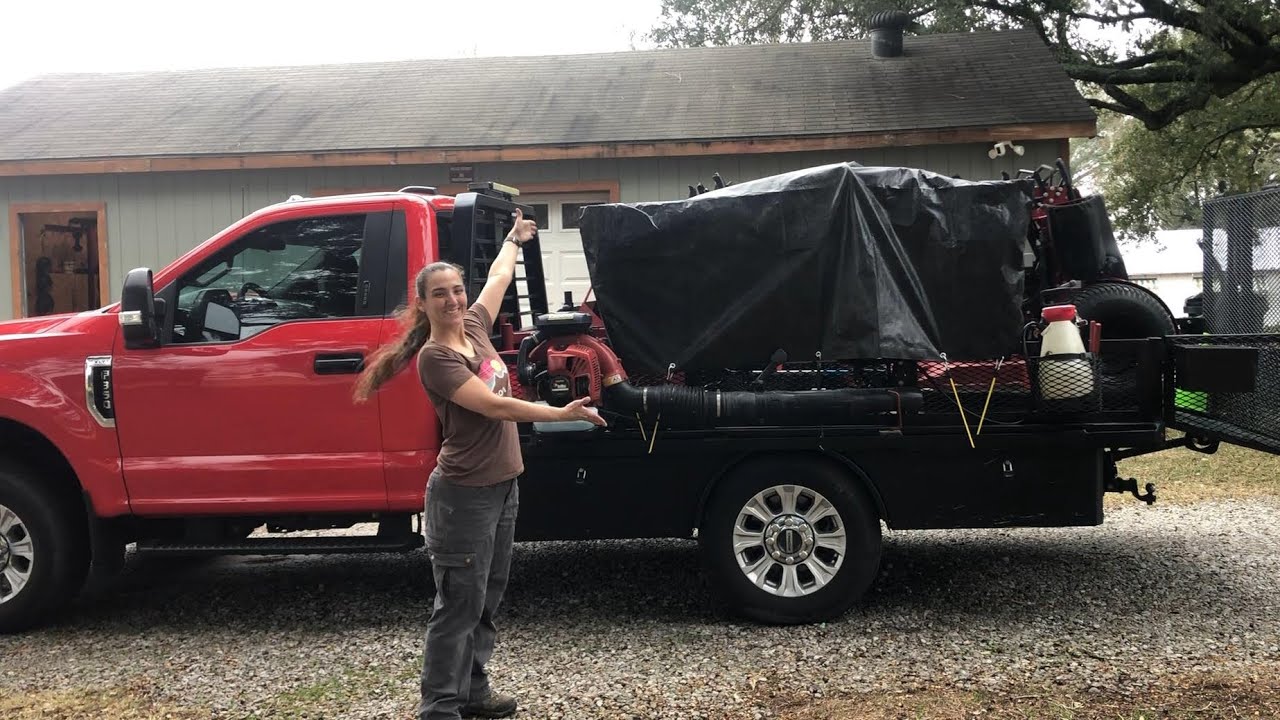 How to Make an EASY Trimmer Rack COVER w/ a Heavy Duty TARP - YouTube