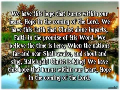 We Have This Hope - YouTube