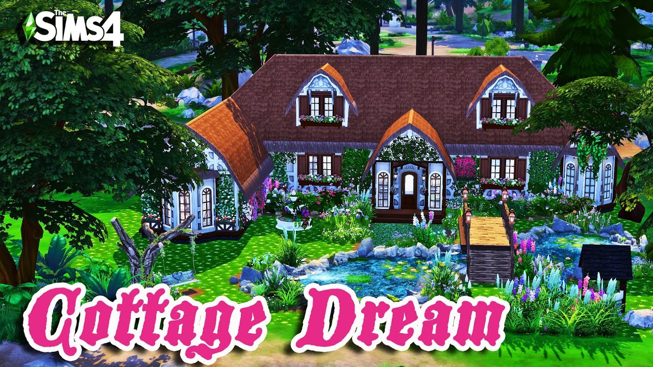 Sims 4 // Disney Princess Challenge Speed Build and House Tour! - YouTube