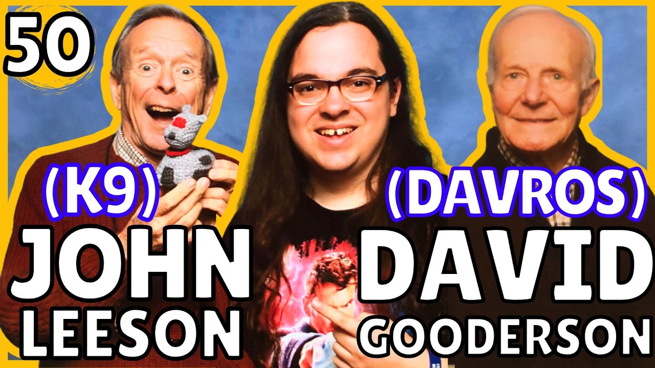 Meeting K9 (John Leeson ) & Davros (David Gooderson) at London Film and ...
