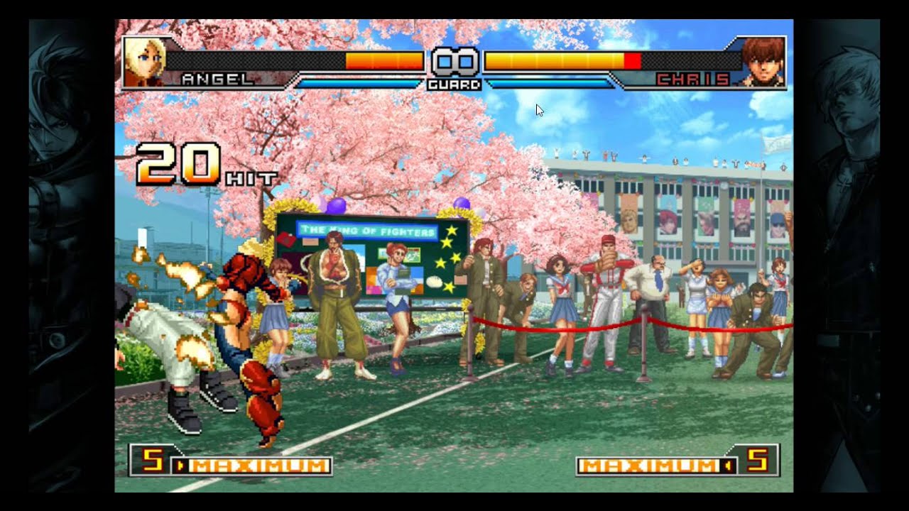 The king of fighters 2002 UM Steam: Angel Combo 2 - YouTube