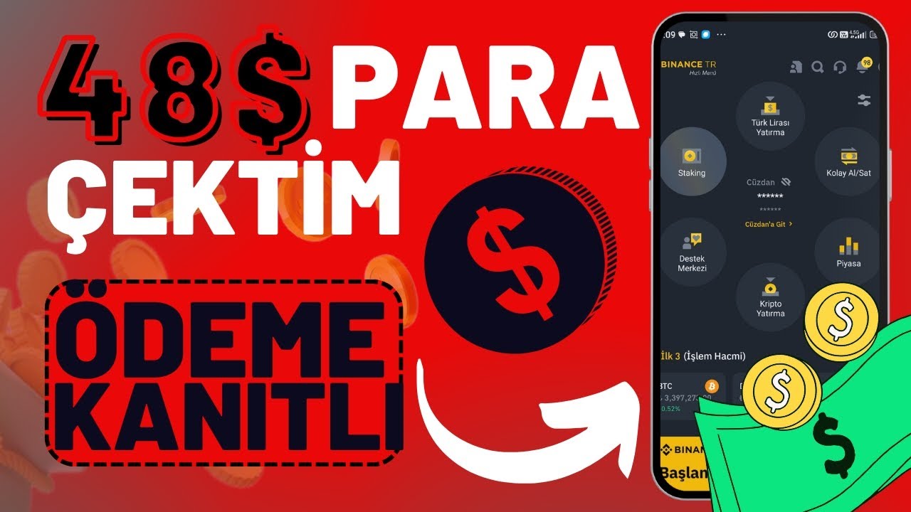 $48 DOLAR USDT ÖDEME AL💰 EK GELİR ELDE ET 🤑İnternetten para kazanmak ...