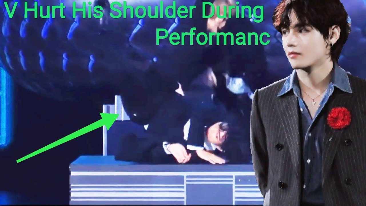 BTS V Hurt His Shoulder During Performanc at MAMA AWARD 2019 - YouTube