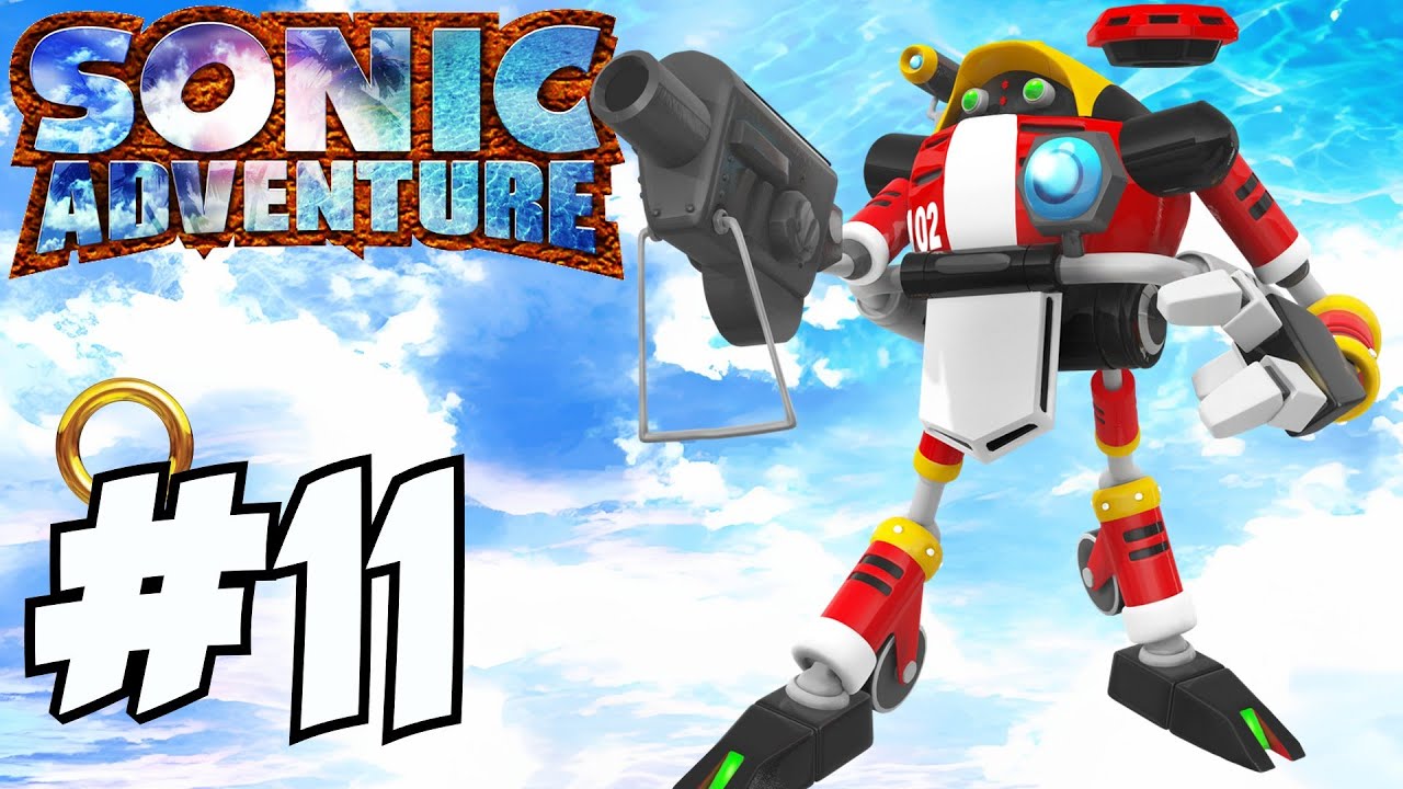 Sonic Adventure Dreamcast - Part 11 - [E-102 Gamma Story] - YouTube