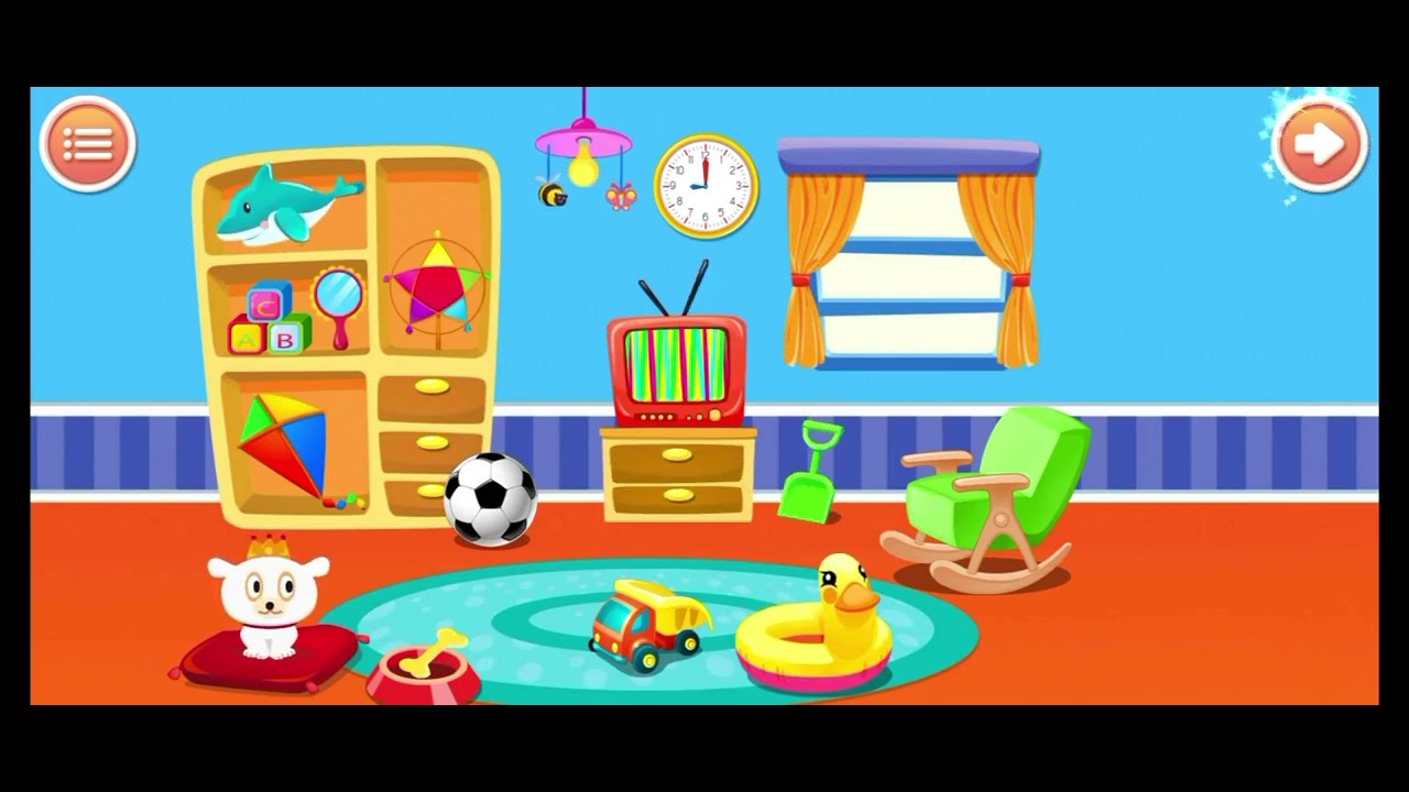🧩 Match the Shape, Find the Object | Room Learning for Kids - YouTube