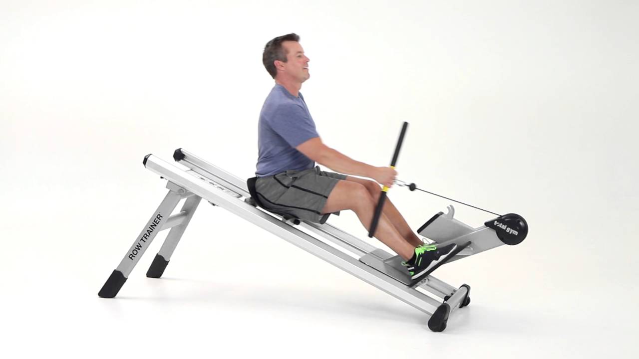 Total Gym Row Trainer - Single Arm Row Static - YouTube