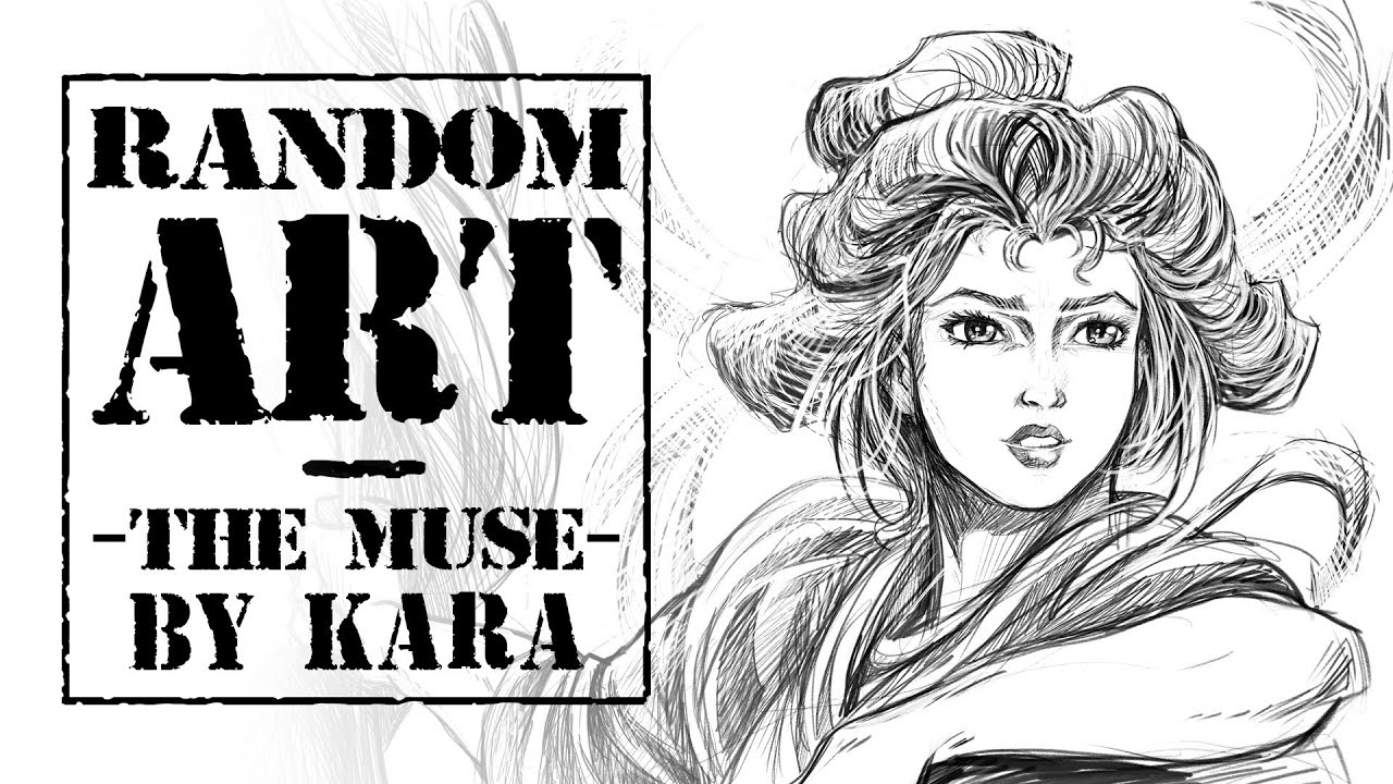 #doodle #muse RANDOM ART - The Muse - YouTube