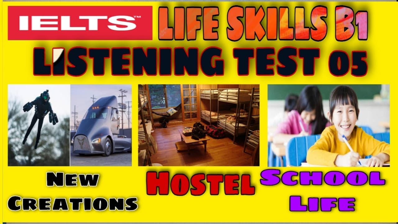 IELTS Life Skills B1 Listening | Test 05 | 2021 | By TFLS - YouTube