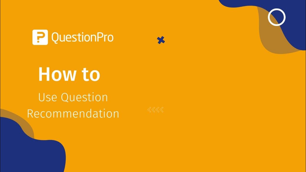 How to use Question Recommendation - YouTube