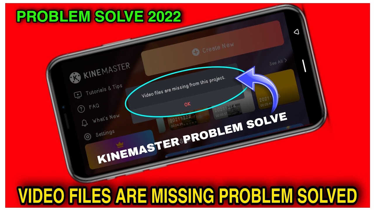 Kinemaster Video Files Are Missing - Problem Solved - Kinemaster Video Editing 2022 - YouTube