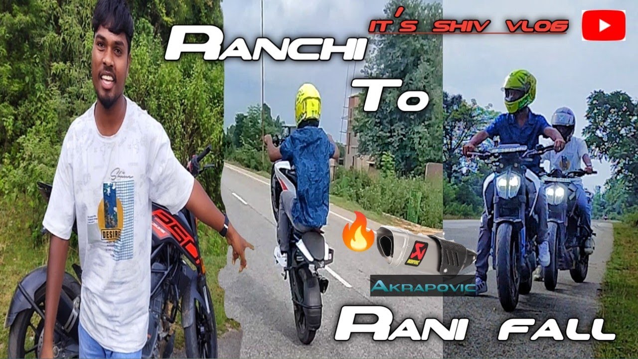 Ranchi to Rani fall first ride⚡// celebrate Birthday party🎂//@Shiv ...