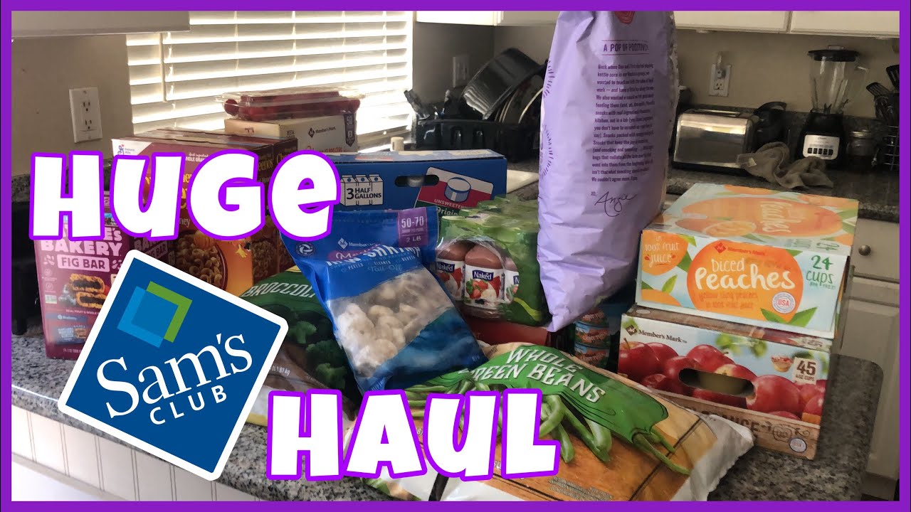HUGE SAM'S CLUB GROCERY HAUL || Yvette Renee' - YouTube