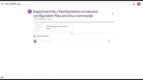KTU CS332 Network Programming Lab - YouTube