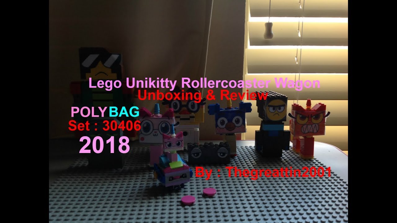 Lego Unikitty Rollercoaster Wagon (30406) Polybag Set Unboxing & Review ...