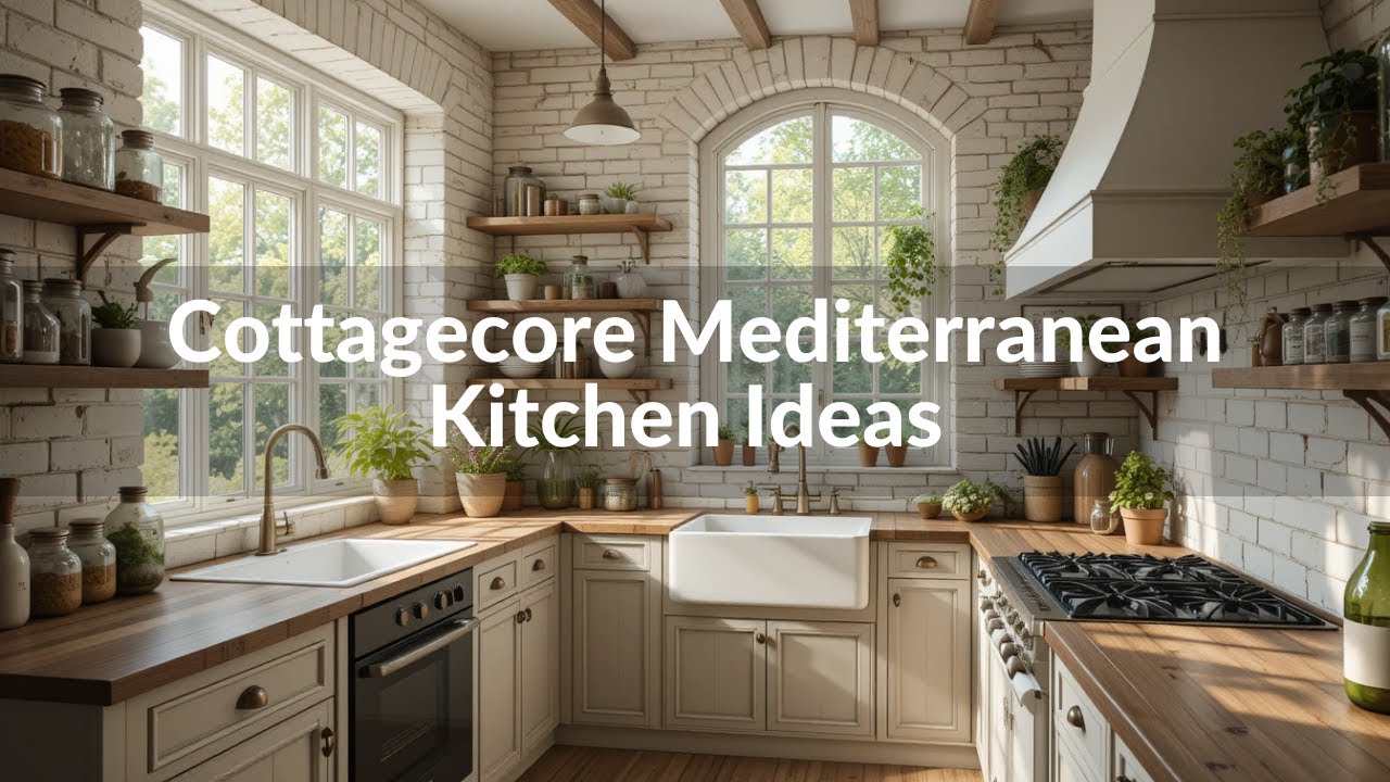 Cottagecore Mediterranean Kitchen Ideas That Feel Warm, Rustic, and ...