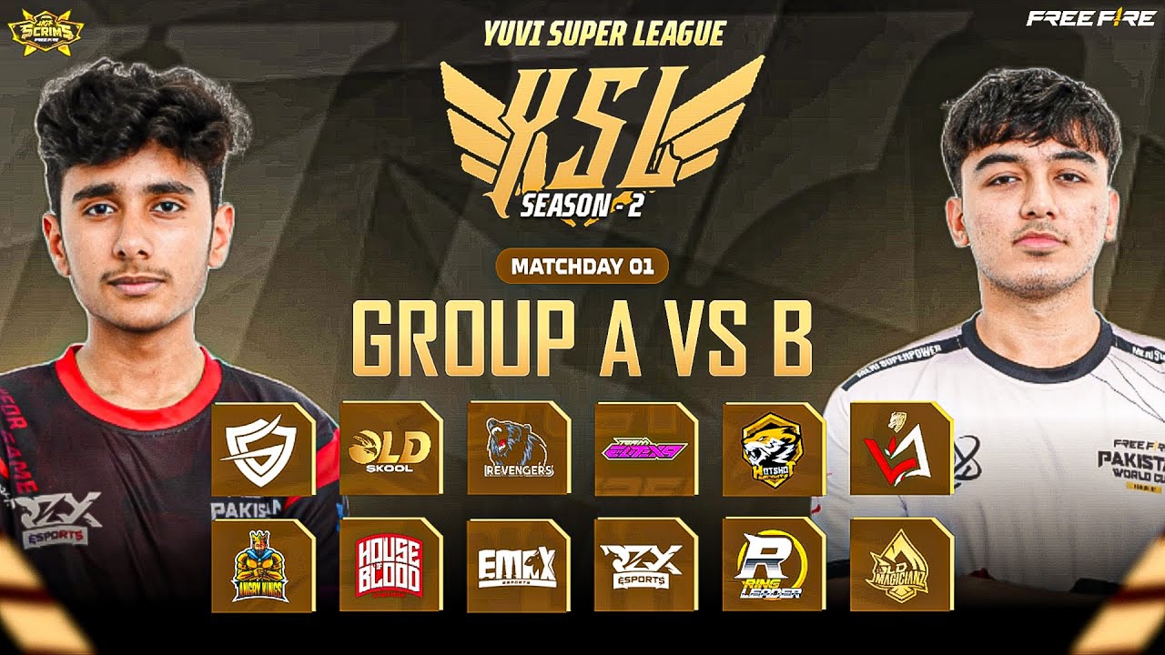 🔴Yuvi Super League | Season 2 | Game Day 01 | Group A vs B ...
