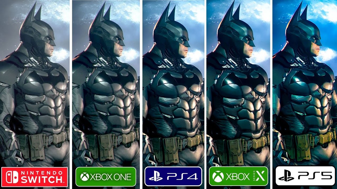 Batman Arkham Trilogy Nintendo Switch vs PS5 vs PS4 vs Xbox Series X vs ...