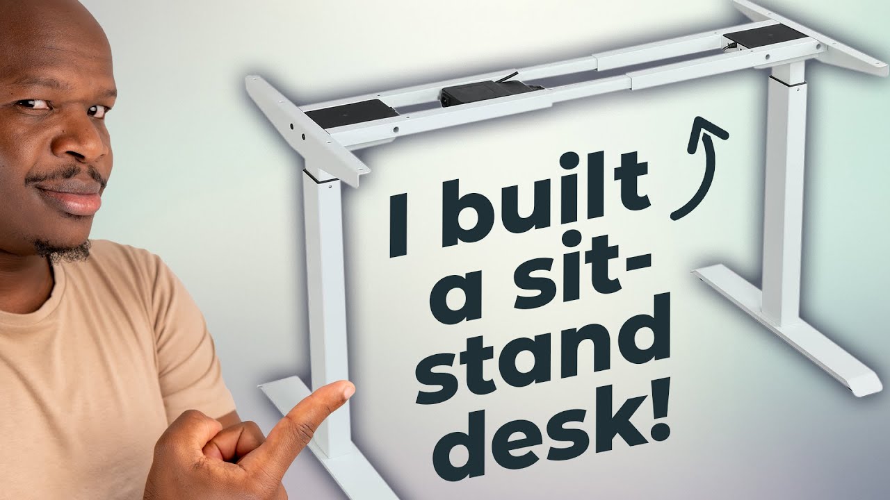 DREAM desk build with this CHEAP Radlove dual motor frame! - YouTube