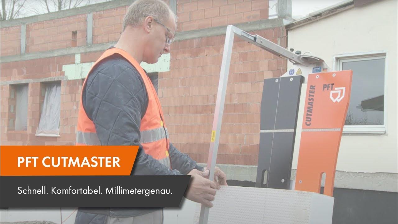 PFT CUTMASTER - Schnell. Komfortabel. Millimetergenau. - YouTube