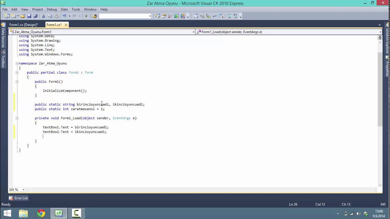 Zar Atma Oyunu - Bölüm 1 - YouTube
