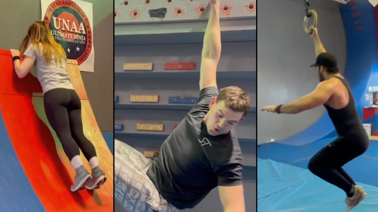 Bodybuilders/Personal Trainers vs. Ninja Warrior! - YouTube