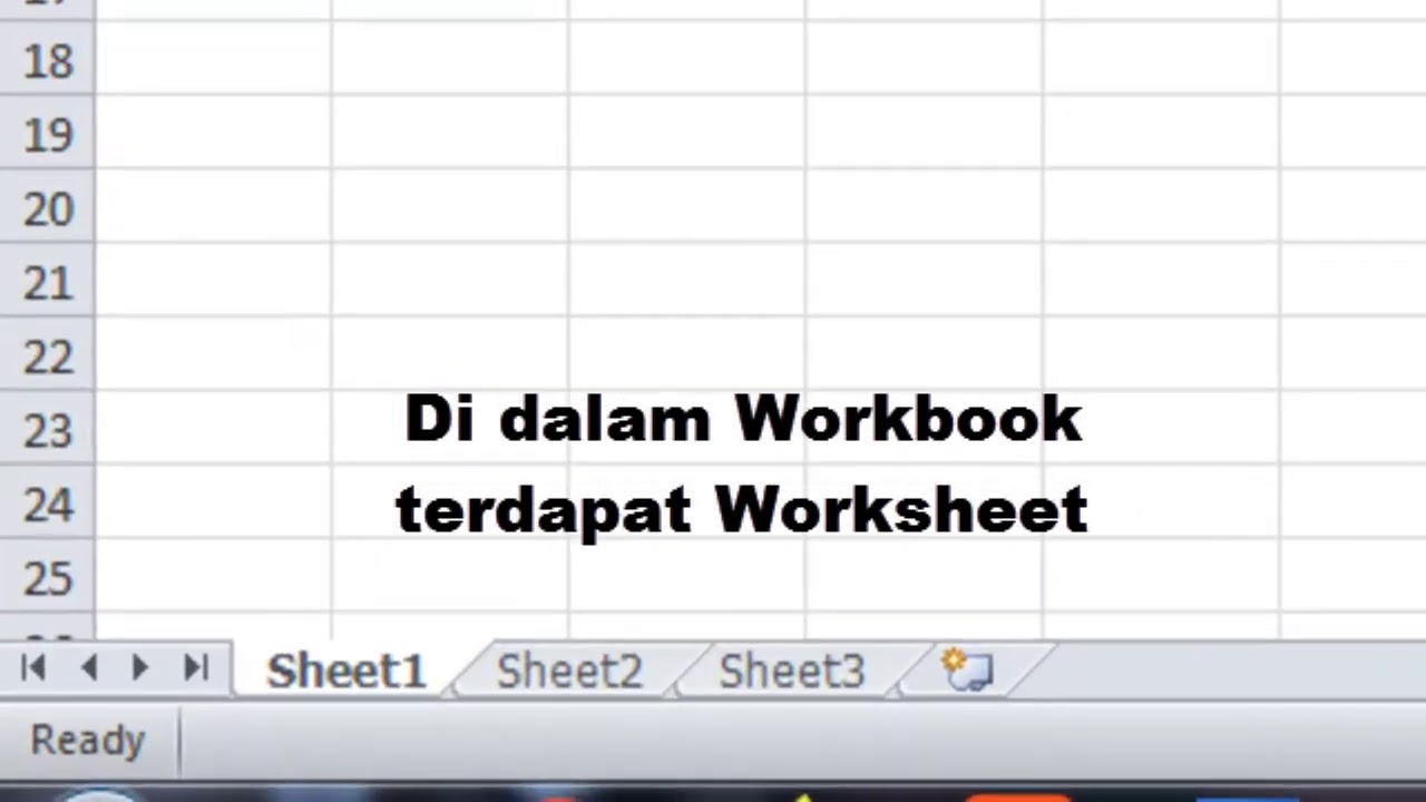 Materi dasar Ms. excel untuk SD kelas 6 - YouTube
