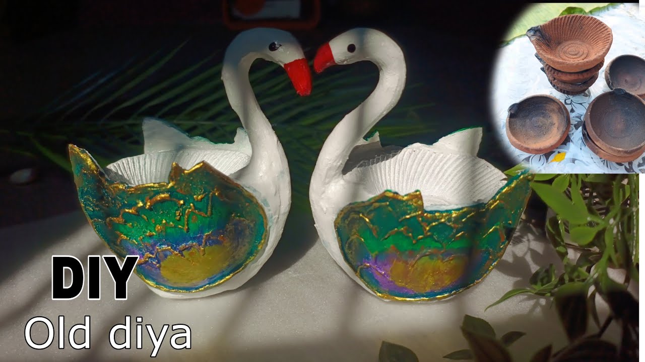 Old Diya craft / Best out of waste ideas / old Diya reuse / home decor ...