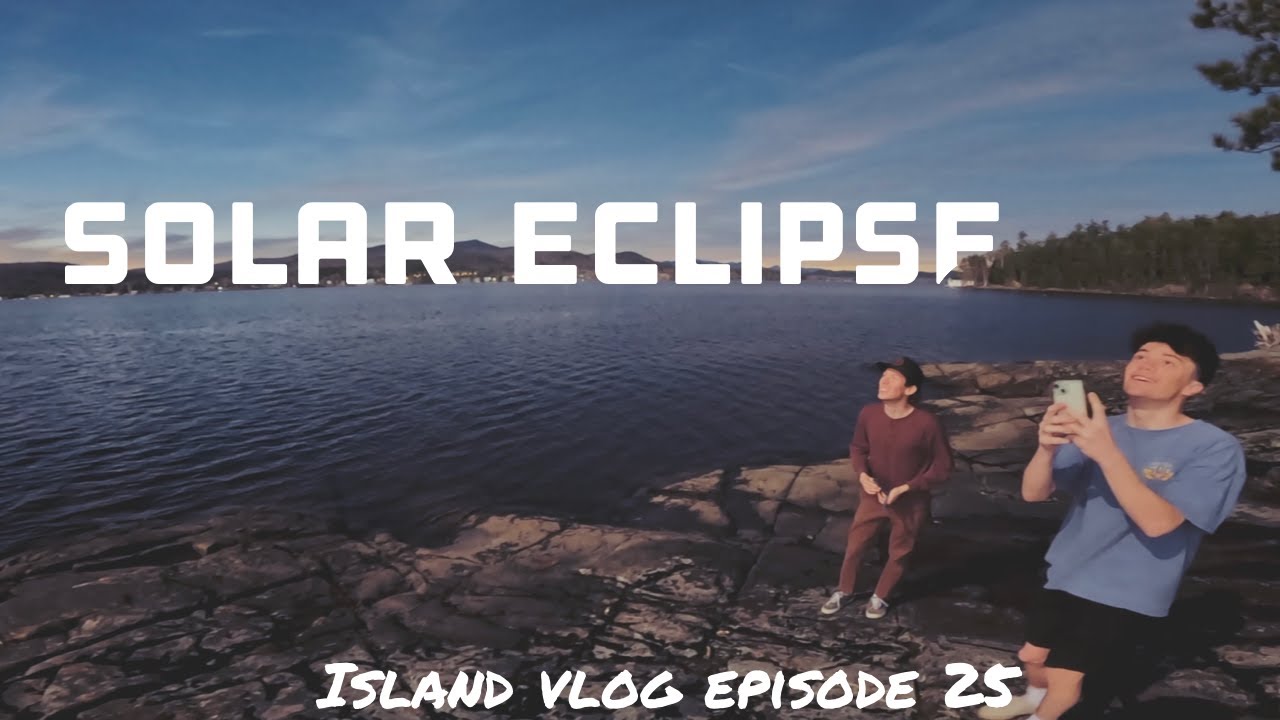 Island Vlog Episode 25- Solar Eclipse from the Island - YouTube