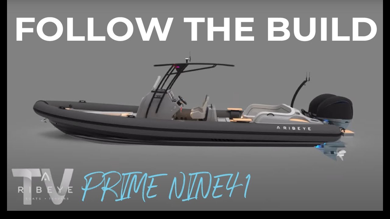 #Followthebuild Ribeye PRIME NINE41 custom boat build powered by twin 300hp Yamaha V6 engines 💨 ...