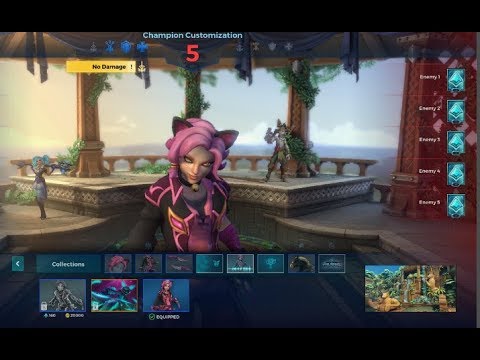 Paladins OB64 Alley Cat Maeve Gameplay Legendary Street Justice Level 1 ...