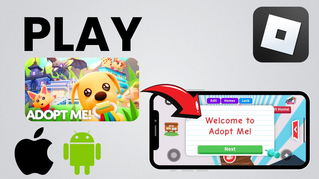 How To Play Adopt Me! On Roblox Mobile - YouTube