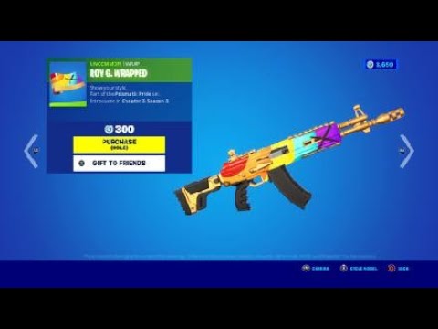 ROY G. WRAPPED "WRAP” (UNCOMMON) 300 V-BUCKS - FORTNITE CHAPTER 3 ...