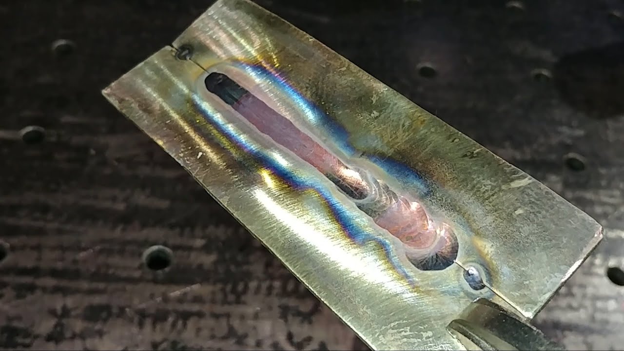 Why feel small waves when welding without gap? - YouTube