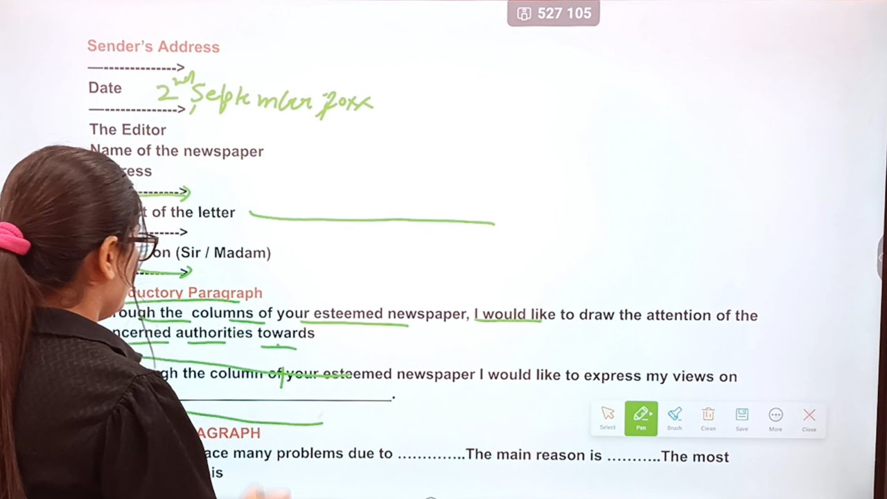 Letter to editor format | Letter to editor Class 12 - YouTube