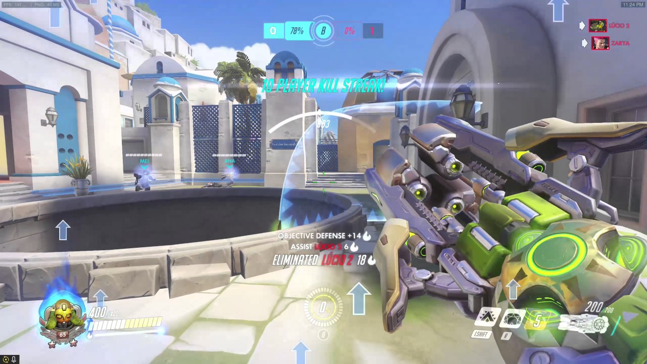 Orisa Alternate Fire on Ilios Well - YouTube